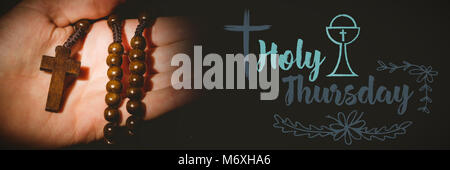 Composite image of easter message Stock Photo - Alamy