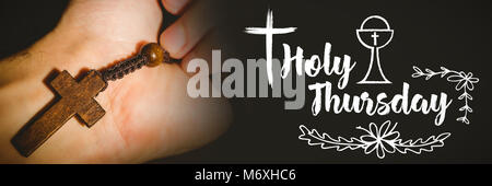 Composite image of easter message Stock Photo - Alamy