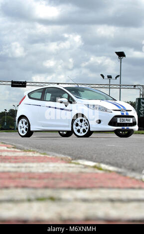 2011 Ford Fiesta British and European small car Stock Photo - Alamy