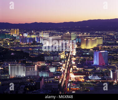 2000 HISTORICAL THE STRIP LAS VEGAS SKYLINE NEVADA USA Stock Photo - Alamy