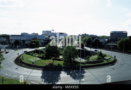 Roundabout in central Slough made famous by hit BBC comedy series The ...