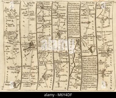Road Map of Kidderminster, England Stock Photo - Alamy