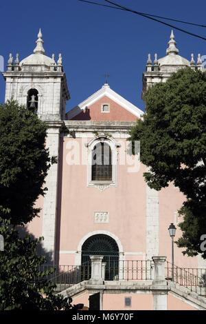 Church Santos, Lisbon, Portugal Stock Photo - Alamy