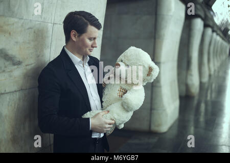 concept of love. Childish mood concept. guy enjoy valentines day. best ...