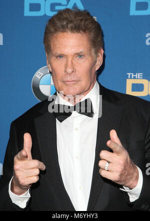David Hasselhoff at 70th Annual Directors Guild Of America Awards held ...