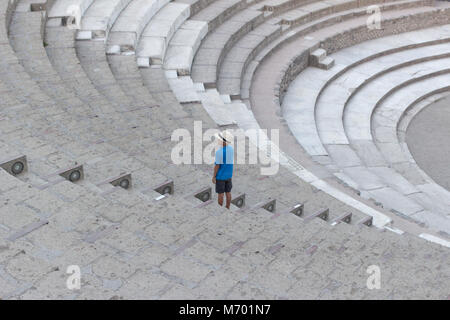Amphiteater in the archaeological site of Pompeii in Italy Stock Photo ...