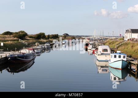 The Frederik VII canal at Logstor, Denmark Stock Photo - Alamy