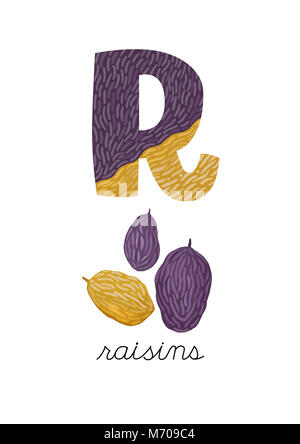 Hand drawn calligraphy letter R. watercolor Script font. Isolated ...