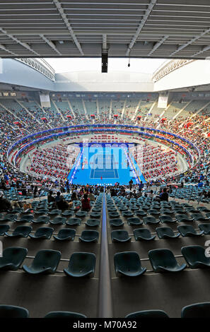 Diamond court at the China National Tennis Center in Beijing during the ...