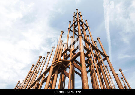 Closeup image of rusty metal pipes Stock Photo - Alamy