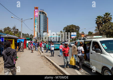 ETHIOPIA , Addis Ababa, public transport, Anbassa bus / AETHIOPIEN ...