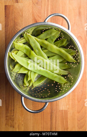 Cooked string beans Stock Photo - Alamy
