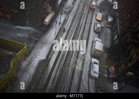 Major winter snowstorm hits New York City during the Pandemic of COVID ...