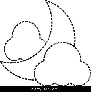 Rare cloud icon. Simple illustration of rare cloud vector icon for any ...