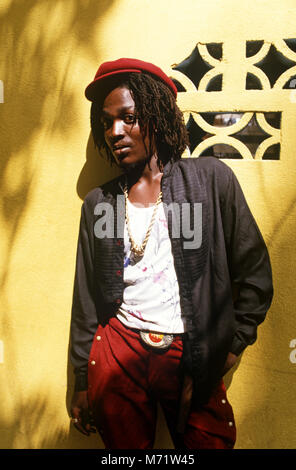 Junior Reid, Reggae Star, King Jammy's recording studios, Kingston ...
