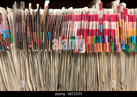 An old filing system Stock Photo - Alamy