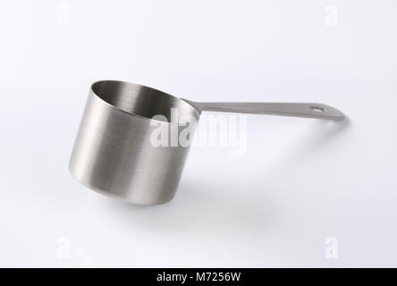shiny metal saucepan empty on white isolated background Stock Photo - Alamy