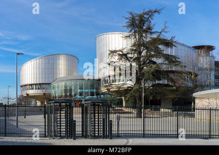 The building of the European Court of Human Rights in Strasbourg ...