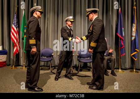 Capt. David Soldow, from San Francisco, California receives honors from ...