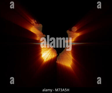 Glowing chess pieces, heat explosion Stock Photo - Alamy