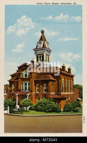 Columbia KY - Adair Court House (NBY 429200 Stock Photo - Alamy