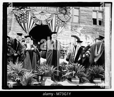 A photograph of Denby at the 1921 Georgetown College graduation ...