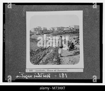 Environs of Jerusalem. Anathoth, home of Jeremiah 1900, West Bank ...