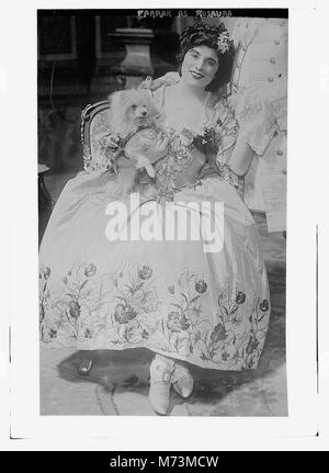 A portrait of actress Farrar portraying the character Rosaura ...