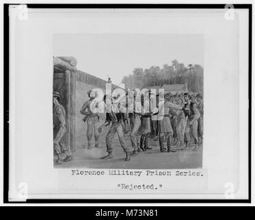 An image depicting the southern prisons during the American Civil War ...