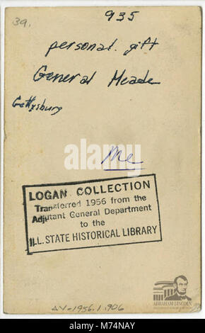 A portrait of General George Meade, a key figure from the Civil War ...