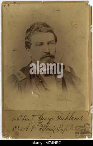 A portrait of George Ruhland, captured in this photograph. Ruhland’s ...