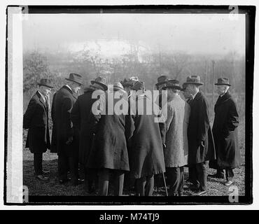 A photograph of President Warren G. Harding at Arlington National ...