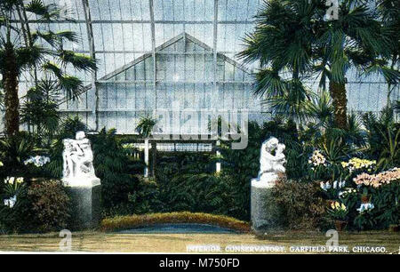 An interior view of the Garfield Park Conservatory in Chicago ...