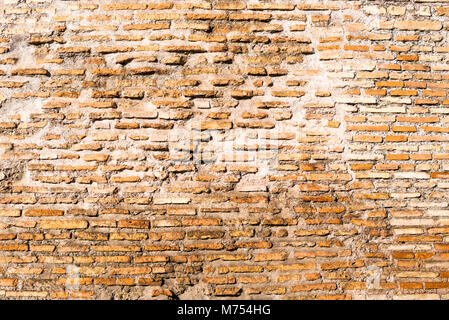Ancient Roman bricks texture. Rome. Lazio. Italy Stock Photo - Alamy