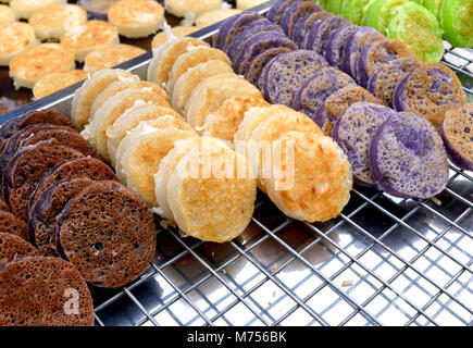 Kanom Babin Thai dessert style pancake made from coconut Stock Photo ...