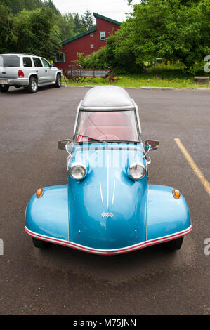 European microcar on an Oregon highway Stock Photo - Alamy