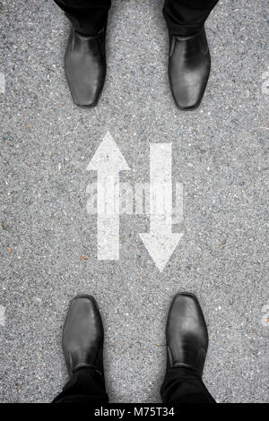 Street Sign the Direction Way to Partner versus Loneliness Stock Photo ...