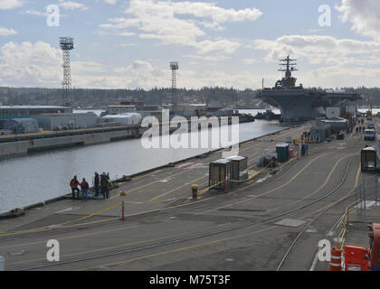 NAVAL BASE KITSAP-BREMERTON, Wash. (March 11, 2016) – Seaman Liza Stock ...