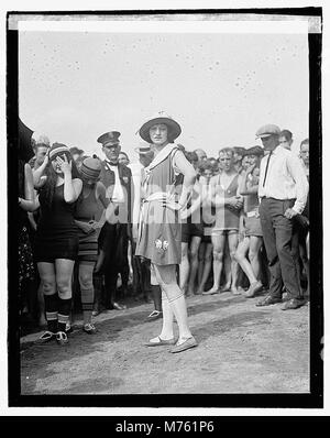 June Roberts in rubber bathing suit Stock Photo - Alamy