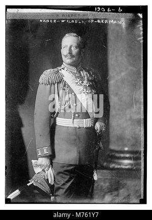 A portrait of Kaiser Wilhelm II in 1900, showcasing his military ...