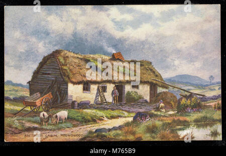 A traditional Irish cabin in Roundwood, Ireland, showcasing rural life ...