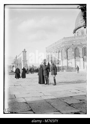 Lord Plumer group outside Mosque of Omar, Dome of the Rock 1925 ...