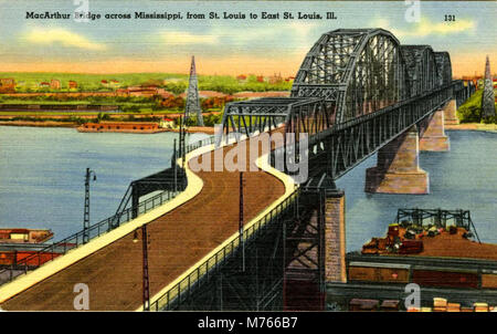 A photograph of the MacArthur Bridge, also known as the Municipal ...