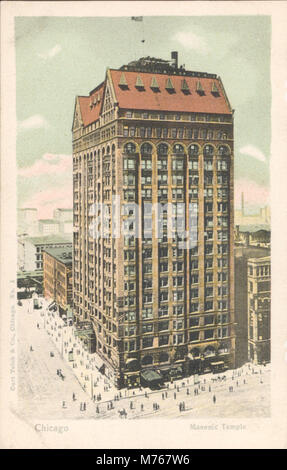 The Masonic Temple in Chicago is an iconic building known for its grand ...