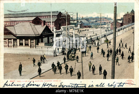 Noon Hour at the Shipyard Stock Photo - Alamy