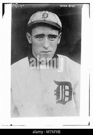 Owen Donie Bush, Detroit AL (baseball Stock Photo - Alamy