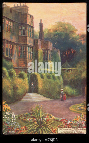 Caverswall Castle in Staffordshire, England, is a picturesque ...