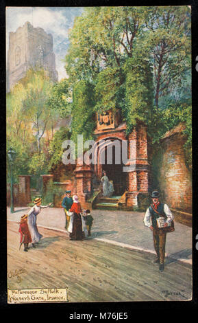 Wolsey's Gate in Ipswich, Suffolk, is an iconic historical structure ...