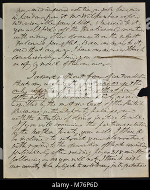 Robert Greenhow letter to the New York Tribune, 1845 (NBY 18392 Stock ...