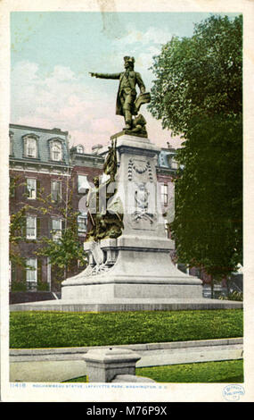 The Rochambeau statue commemorates Jean-Baptiste Donatien de Vimeur ...